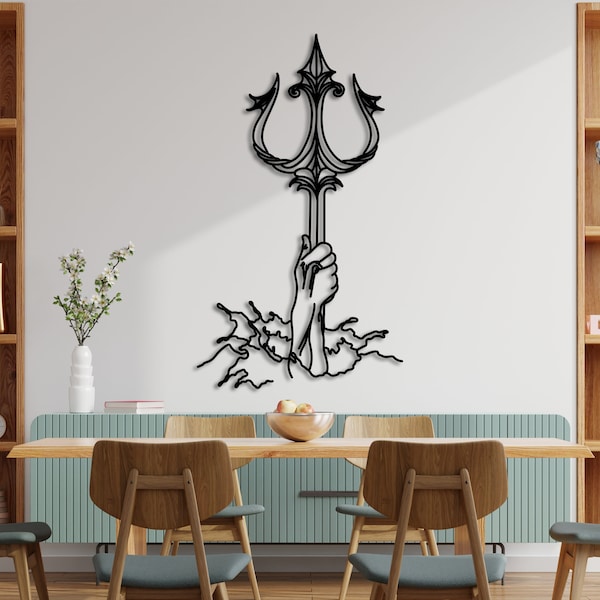 Poseidon Trident - Etsy