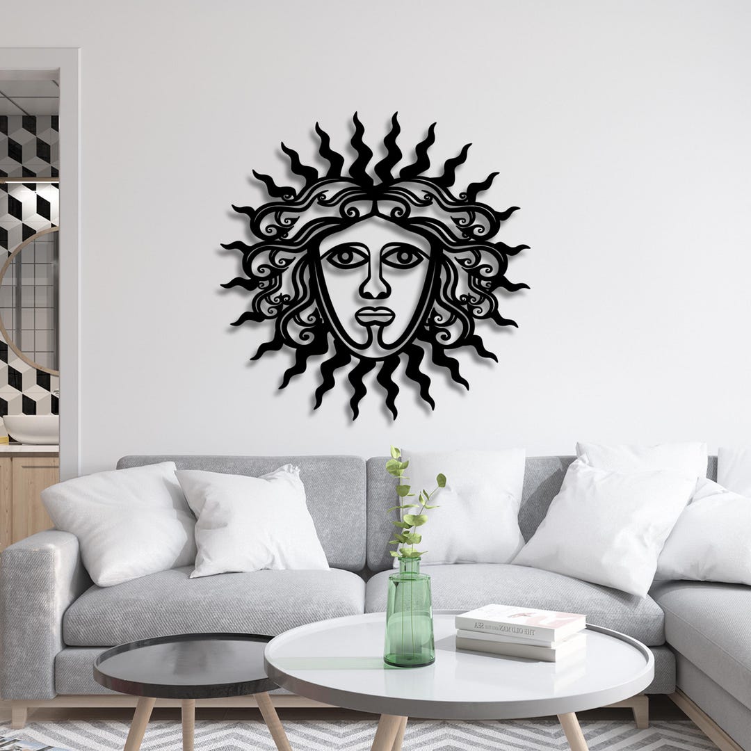 Apollo Sun God Metal Wall Art: Greek Mythology Decor - Etsy