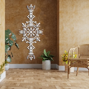 Viking Wayfinders Wall Decor / Nordic Rune Wall Art / Unique Home Gift ...