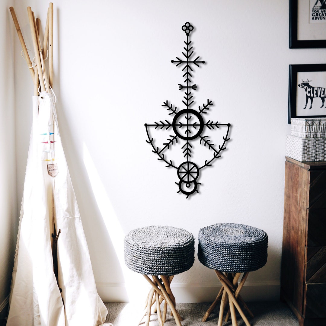 The Mysterious World of Viking Symbols Wall Decorations, Viking Symbol ...