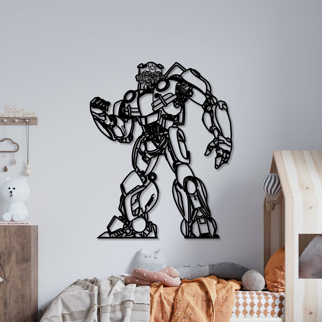 Transformers Metal Wall Decor , Bumblebee Metal Wall Decor , Robot Cars ...