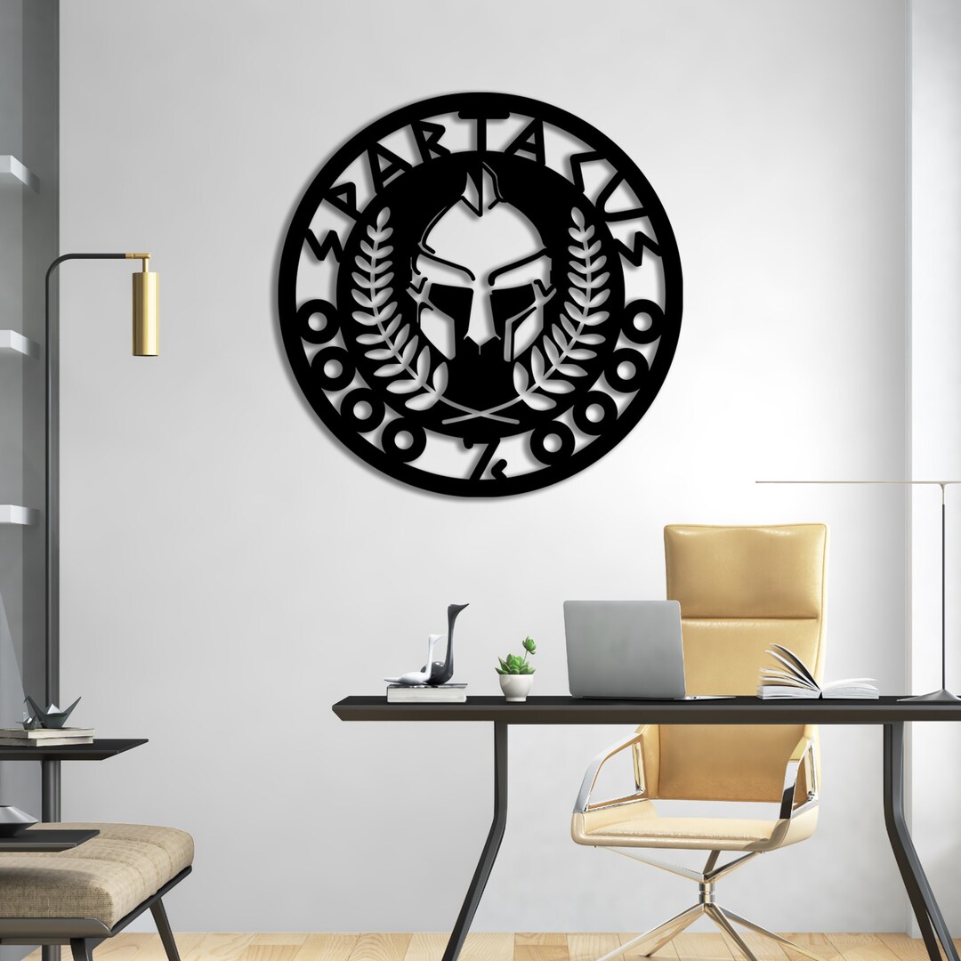 Spartacus Metal Wall Art, Spartacus Warrior Wall Decor, Metal Wall ...