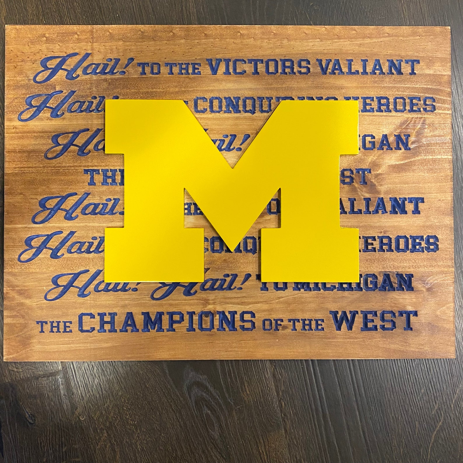 University of Michigan Sign - Etsy