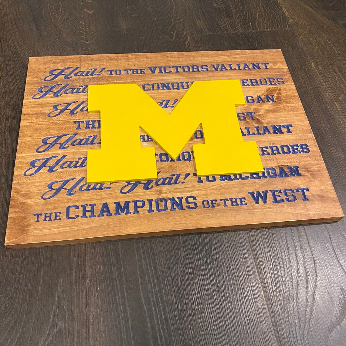 University of Michigan Sign - Etsy
