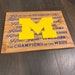 University of Michigan Sign - Etsy