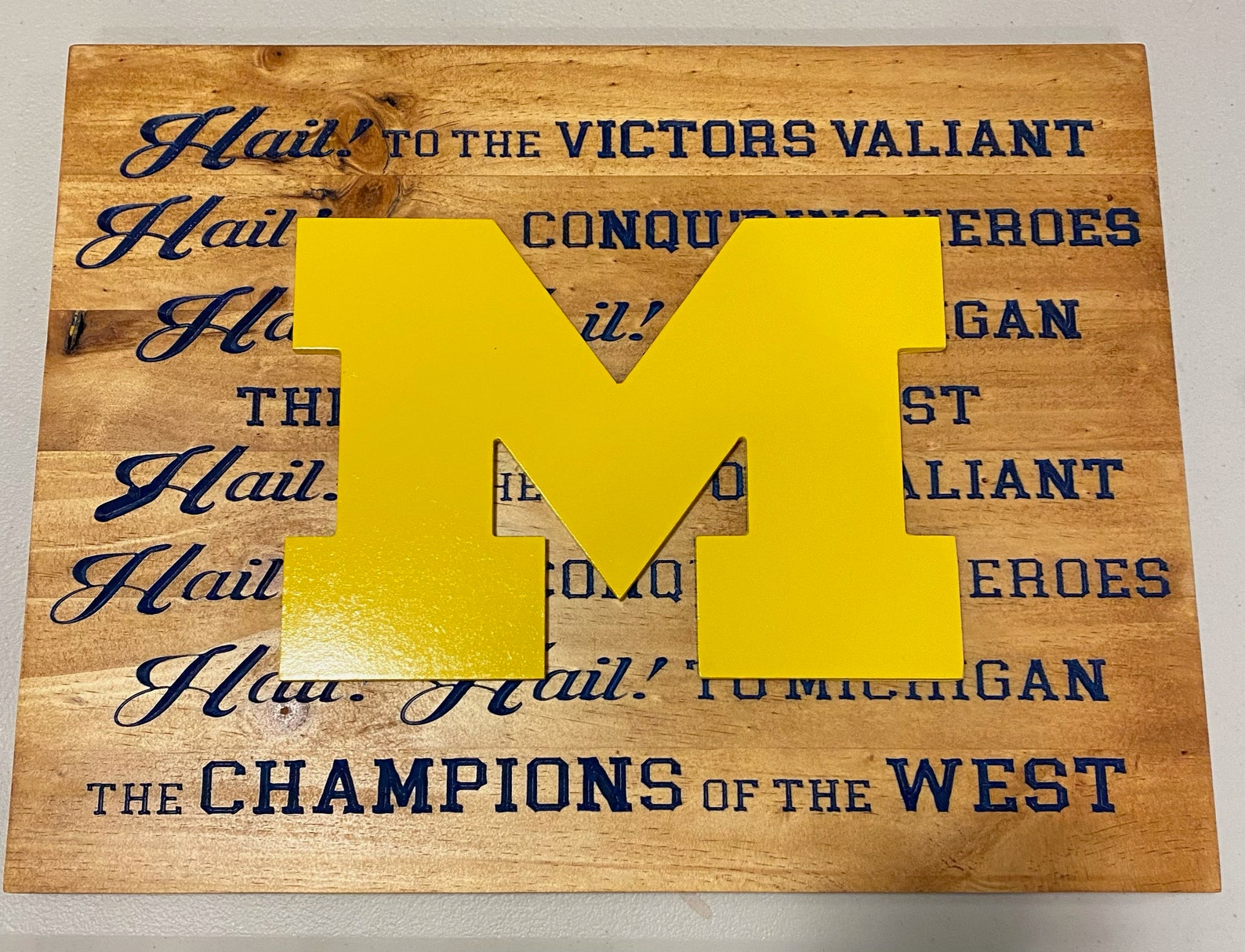 University of Michigan Sign - Etsy