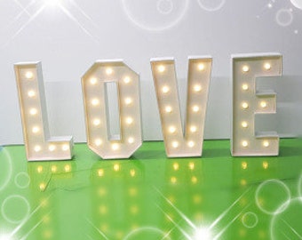 Led Love Letters - Etsy