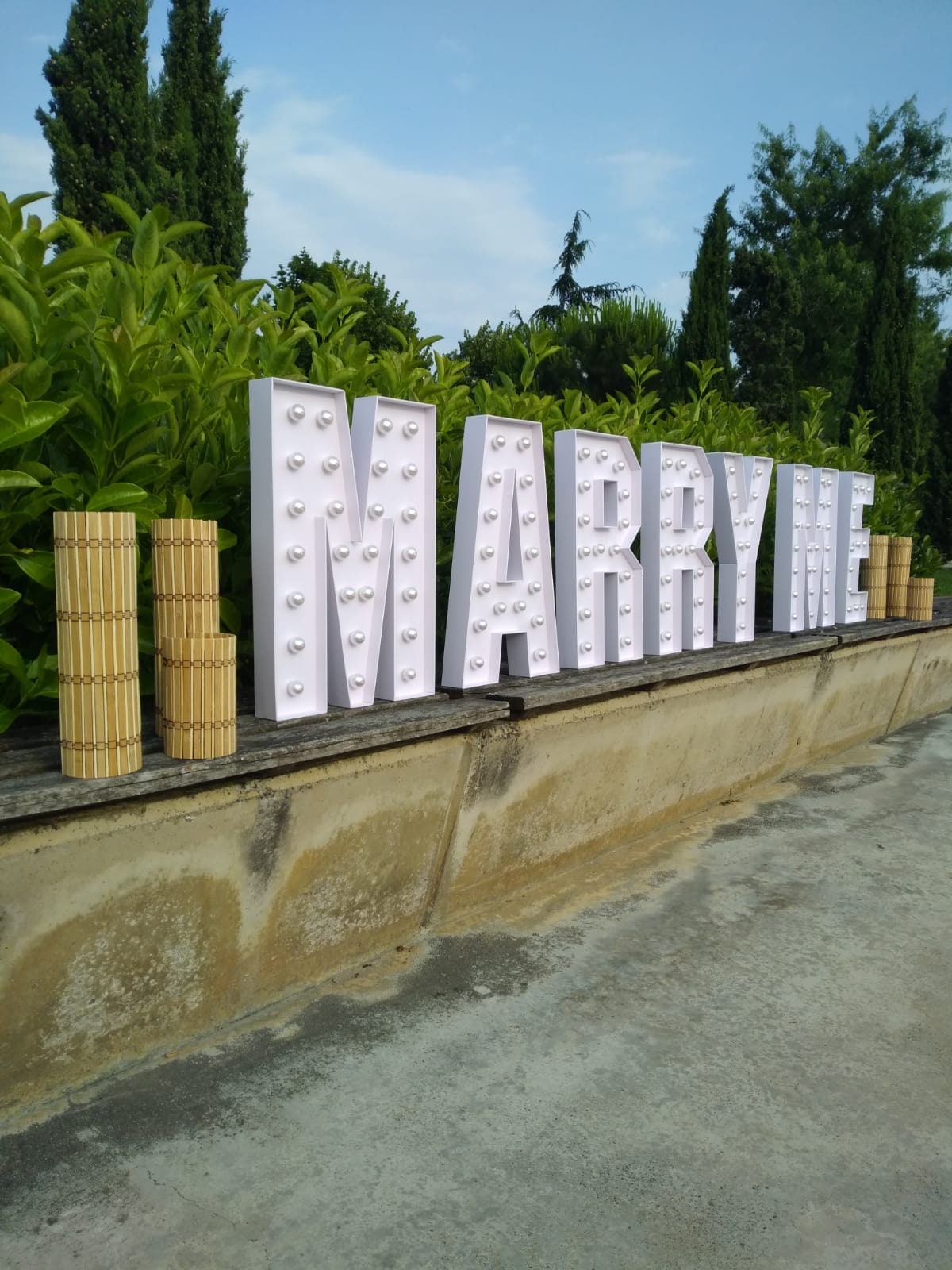 1.64ft Giant Marry Me Letters | Marry Me Sign | Marry Me Light up ...