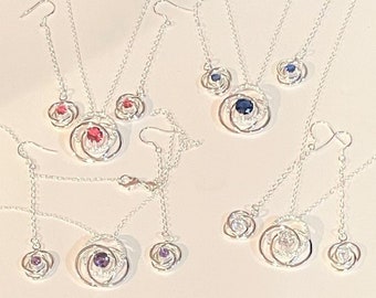 Austrian Crystal Jewelry Set - Etsy