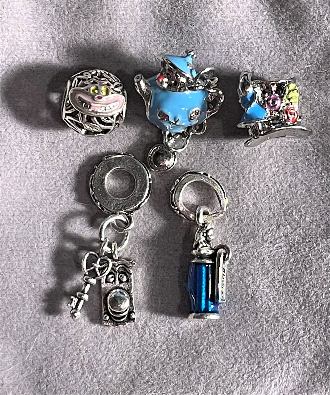 Alice in Wonderland Charms Fits Pandora Bracelets , Alice Always ...