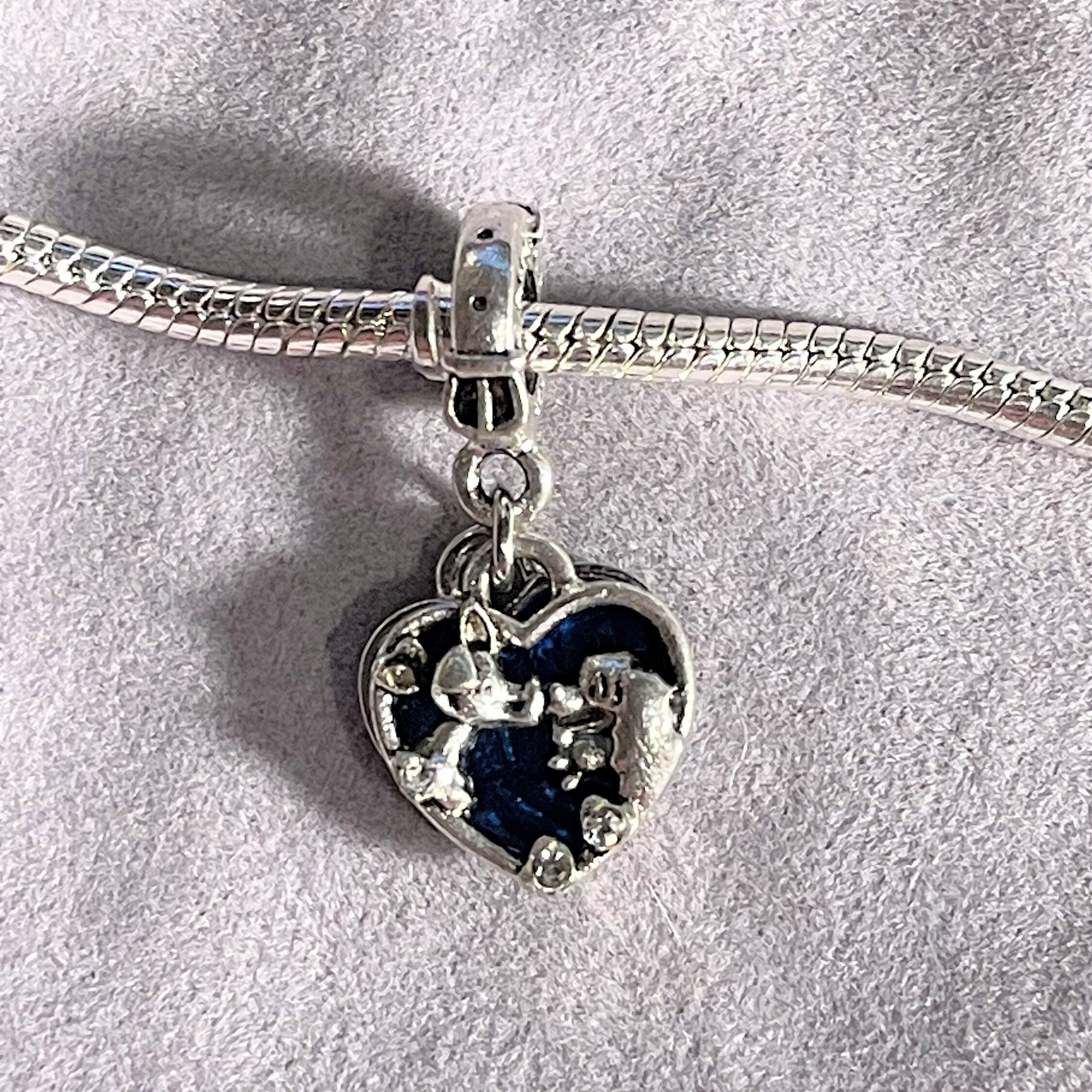Disney Lady and the Tramp Dangle Charm Fits Pandora Bracelets - Etsy