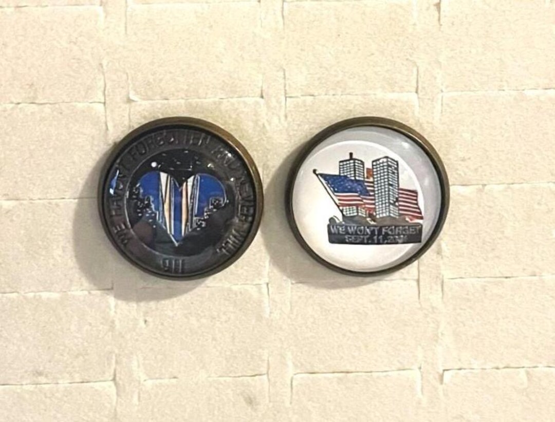 9-11 Brooch , USA, We Haven't Forgotten and We Never Will 9-11 Brooch ...