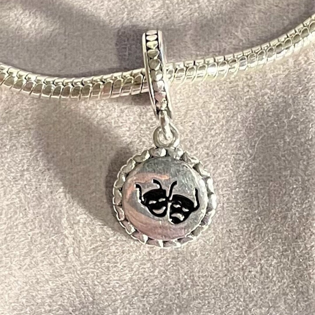 925 Sterling Silver the World is Your Stage Dangle Charm , for ...