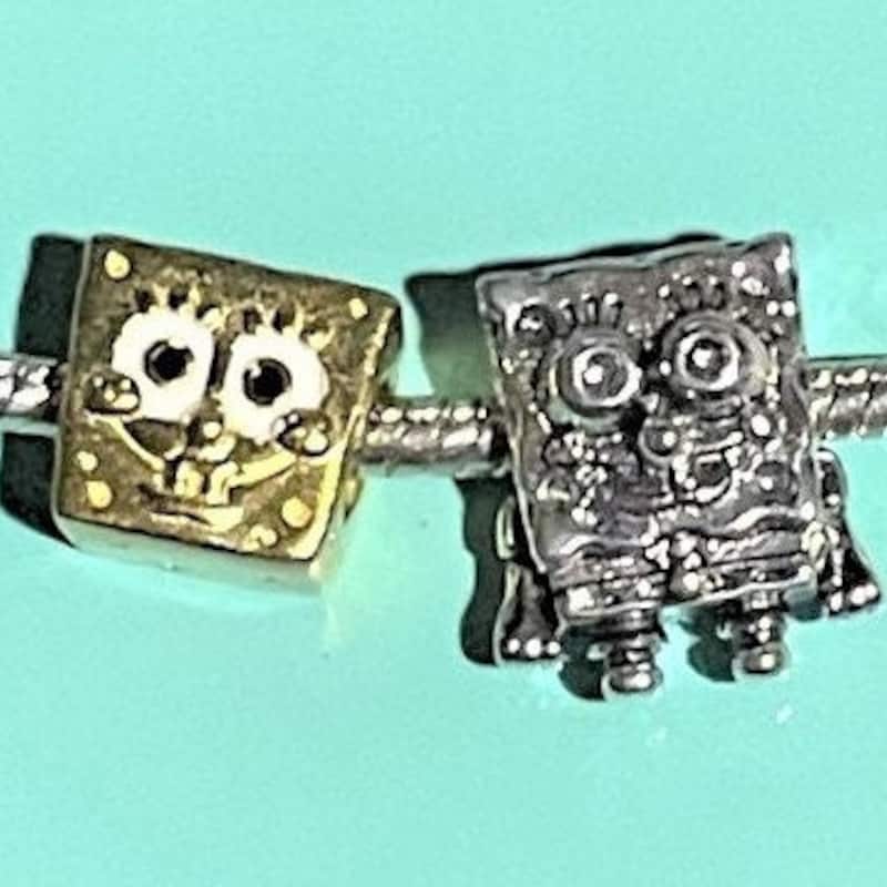 Silver Spongebob Jewelry - Etsy
