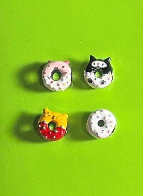 Donuts Charm Fits Pandora Bracelets Cartoon Donuts European - Etsy