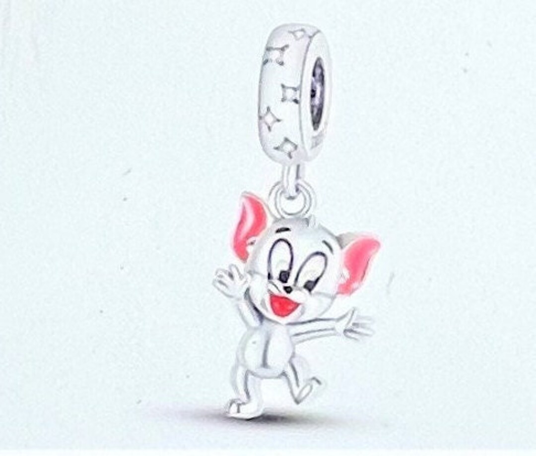 Tom & Jerry Charm , Fits Pandora Bracelets , Jerry Charm , Cherie Mouse ...