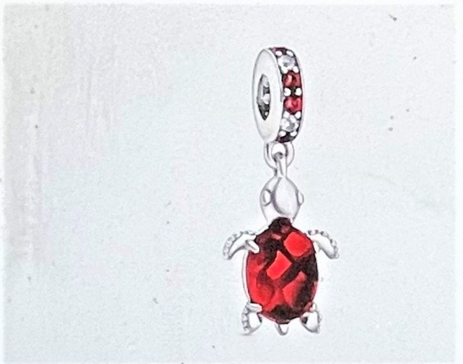 Dark Red Murano Sea Turtle Charm , Fits Pandora Bracelets , Sea Turtle ...
