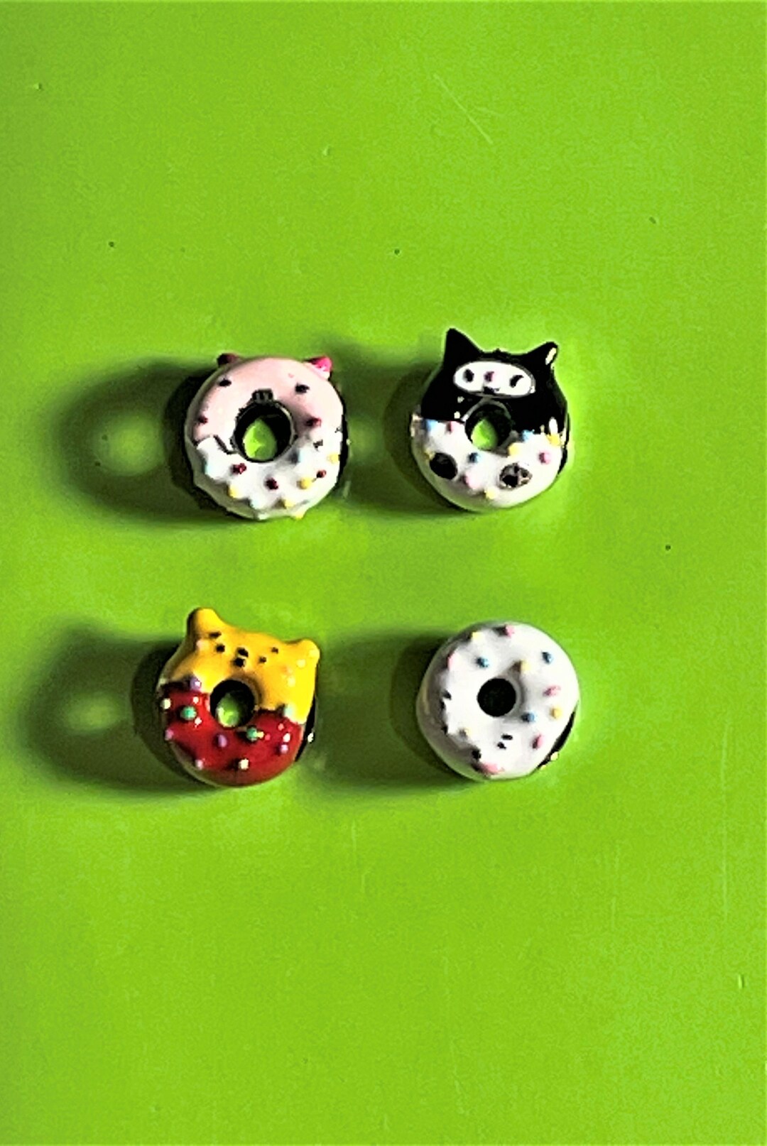 Donuts Charm Fits Pandora Bracelets , Cartoon Donuts European Charms ...