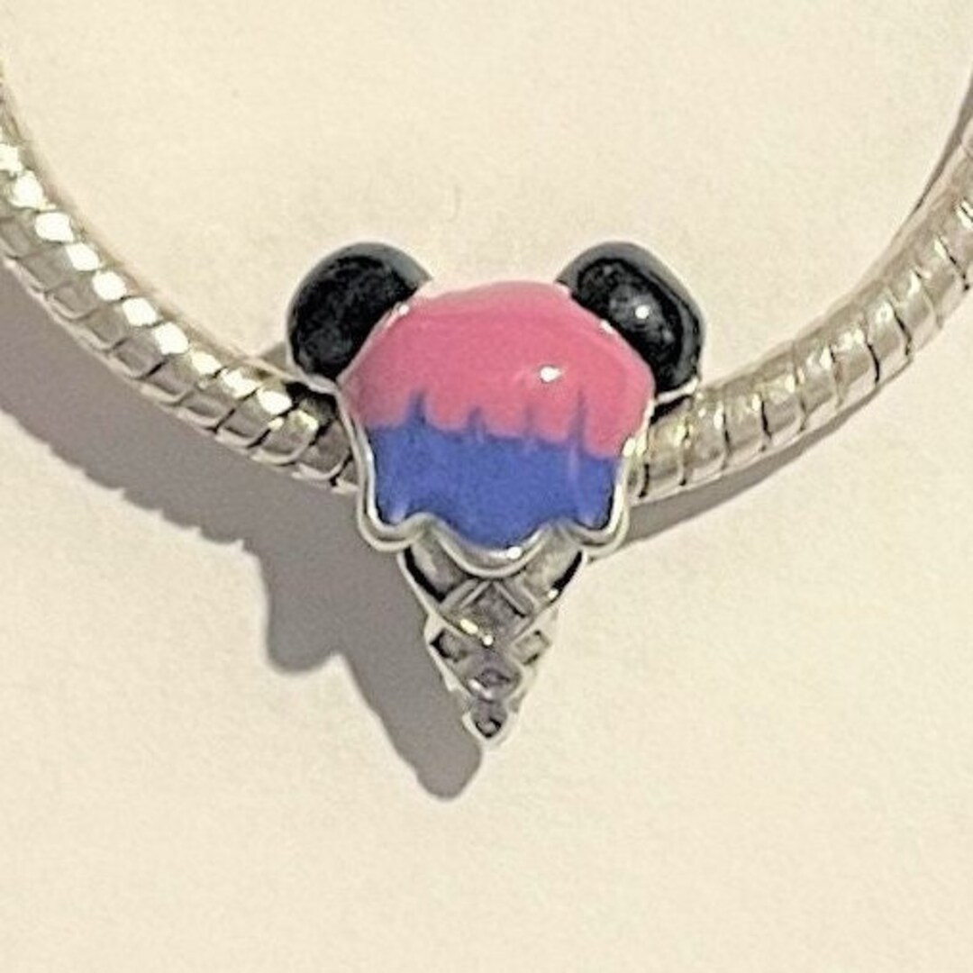 Mickey Mouse Ears Ice Cream Cone Charm Pandora Fit Charm , Mickey Mouse ...