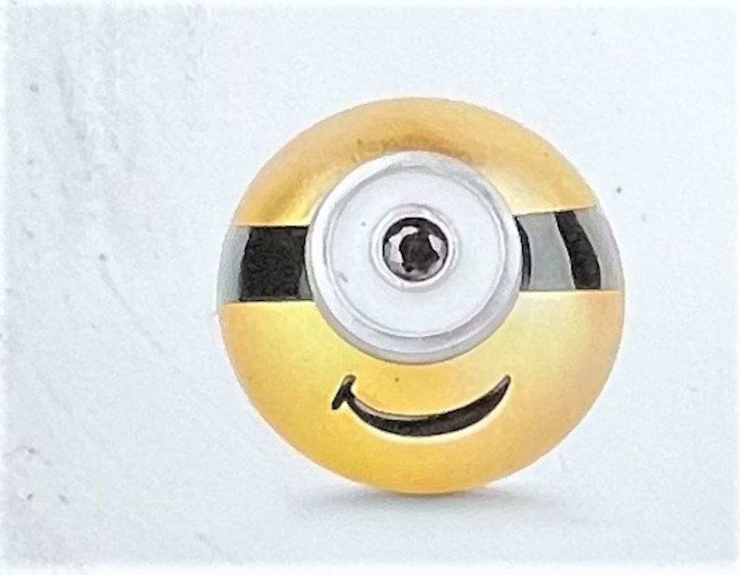 Minion Charm Fits Pandora Bracelets, Cartoon Charm , One Eyed Guy Charm ...