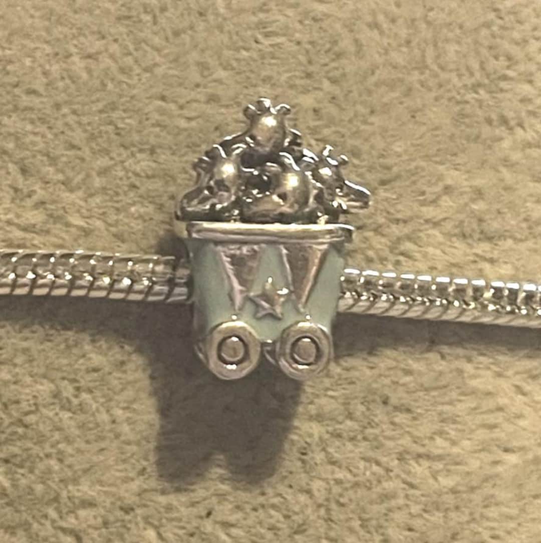 Woodstock Train Charm , PEANUTS CARTOON CHARM , Fits Pandora Bracelets ...