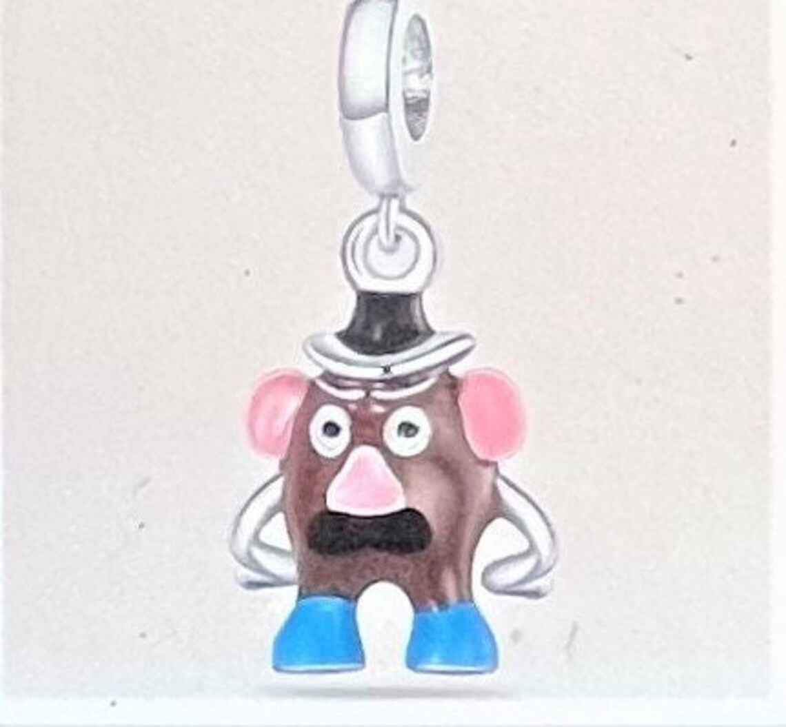 Mr Potatohead Charm , Toy Story , Fits Pandora Bracelets , Mr. Potato ...
