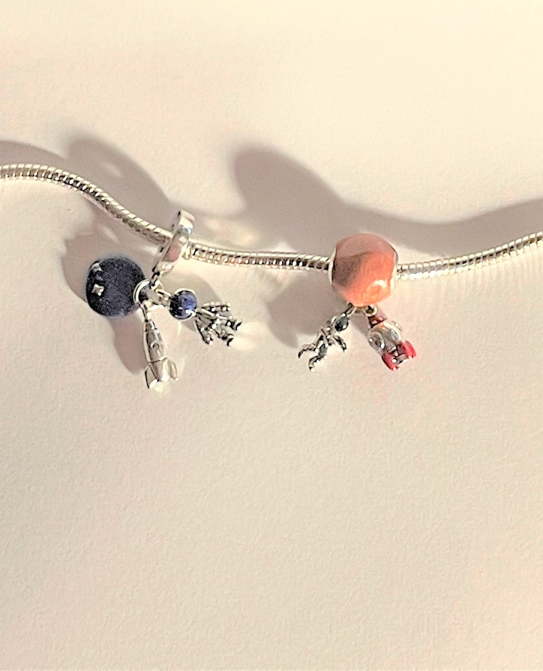 Astronaut Charms Fits Pandora Bracelets , Galaxy Charm , Space Charm ...