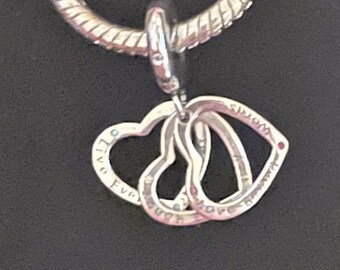 Dancing Couple Dangle Charm , Fits Pandora Bracelets , Salsa , Ballroom ...