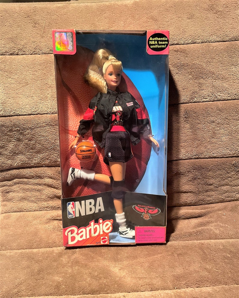 Vintage Atlanta Hawks Barbie Doll , Basketball Barbie Doll , Authentic ...
