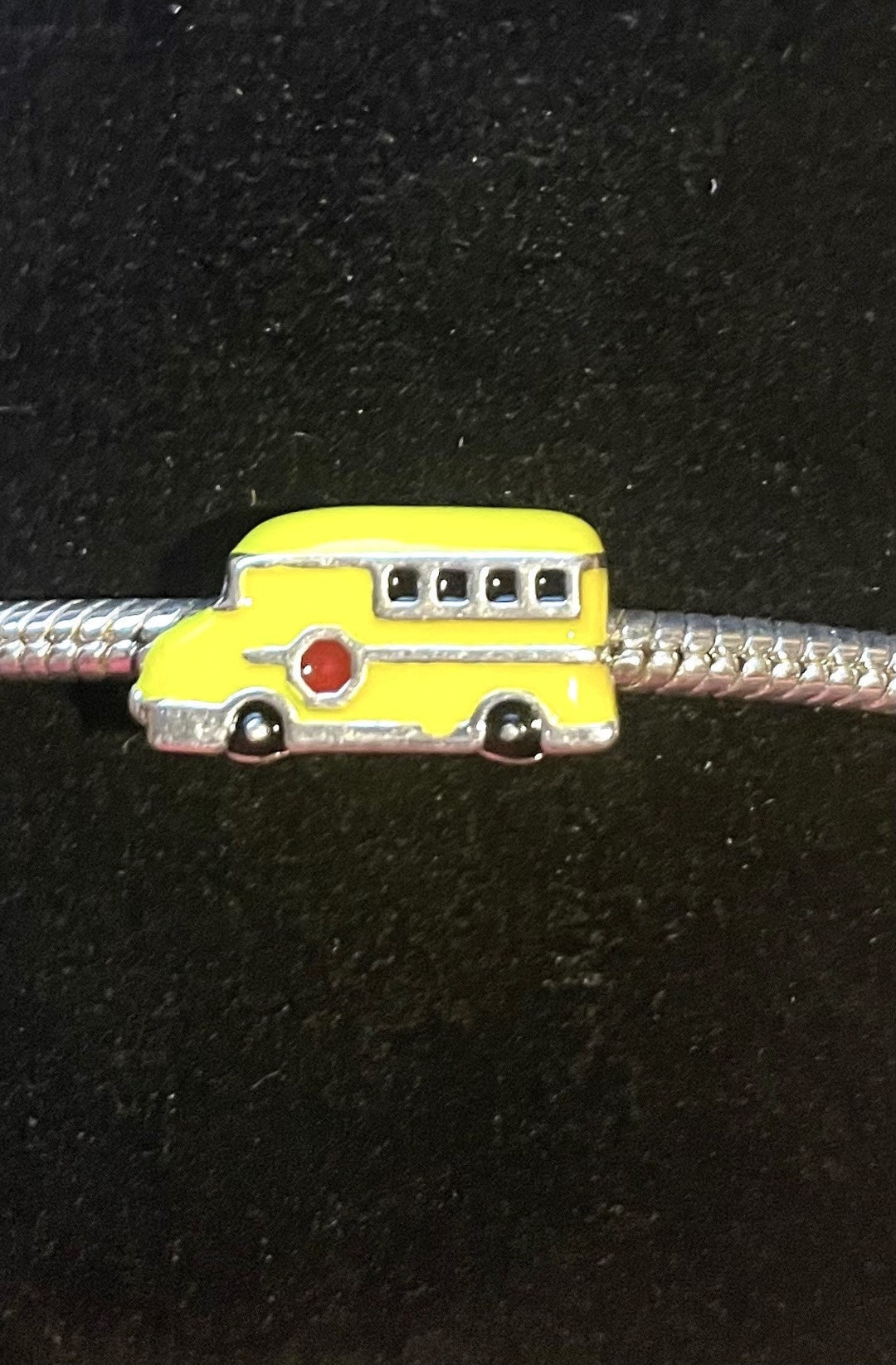 Yellow School Bus Charm for Bracelets , Bus Driver Charm , School Charm ...