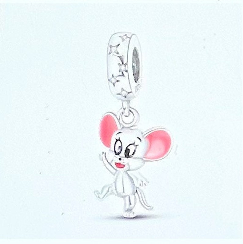 Tom & Jerry Charm , Fits Pandora Bracelets , Jerry Charm , Cherie Mouse ...
