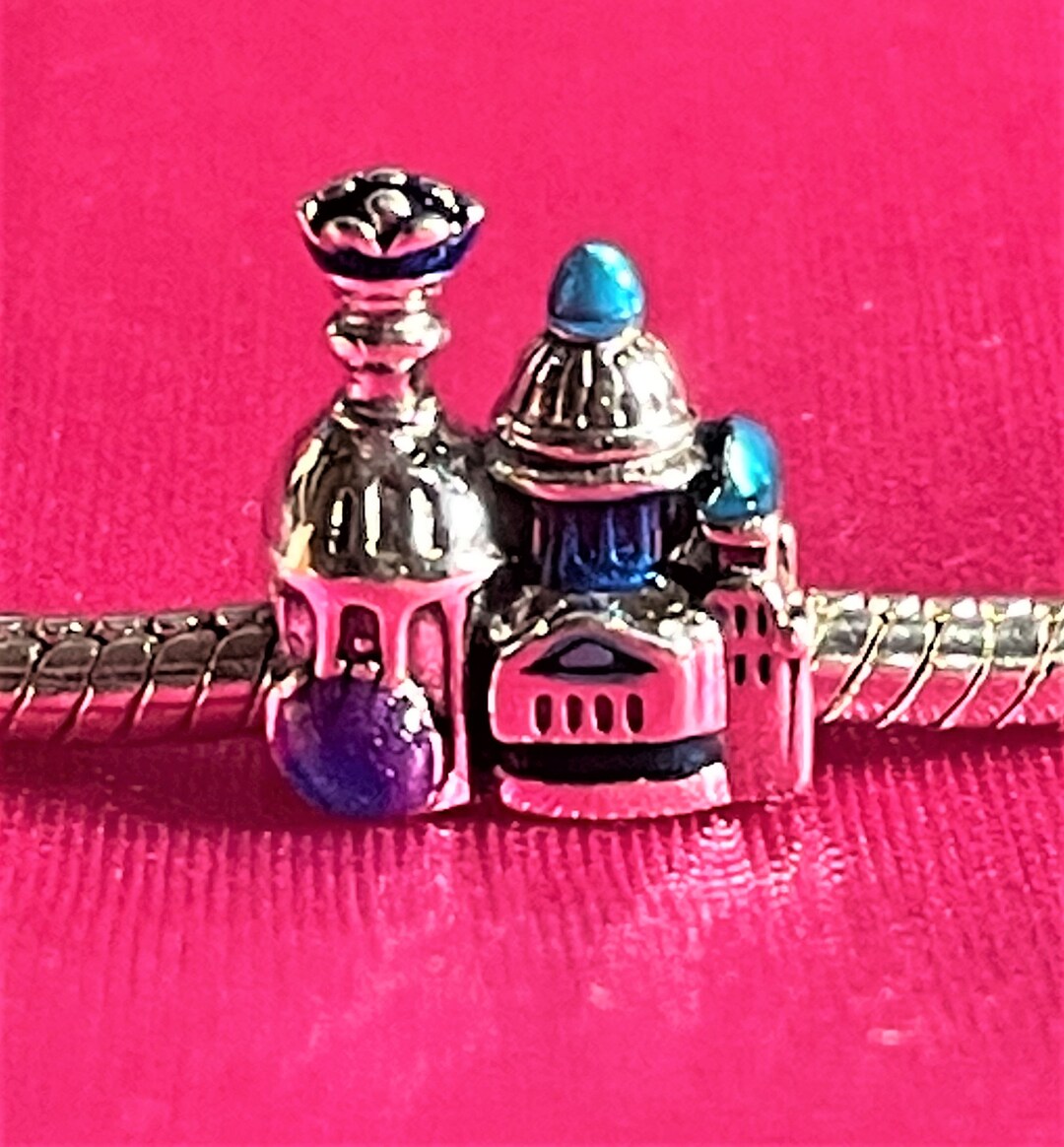 Sterling Silver Ocean Castle Shell Charm , Fits Pandora Bracelets ...
