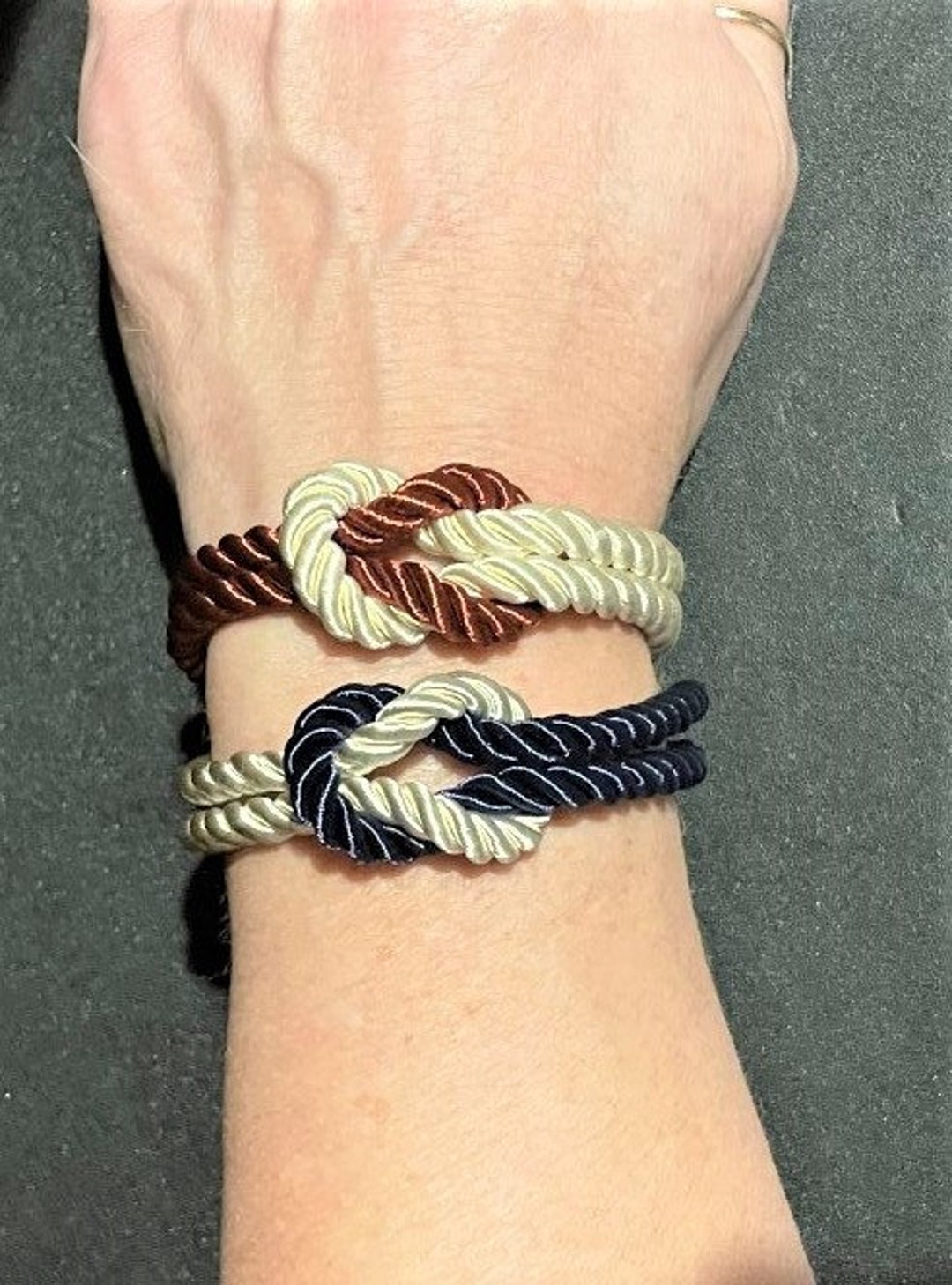 Nautical Rope Bracelet , Knot Bracelet , Boat Bracelet, Beach Bracelet ...