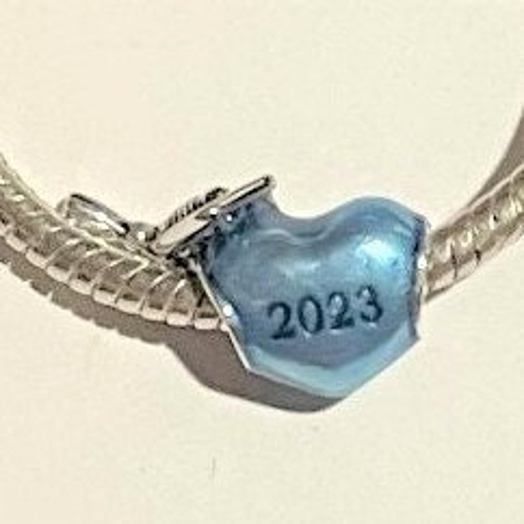 2023 Graduation Heart Diploma Charm Fits Pandora Bracelets , Graduation Dangle Charm ...