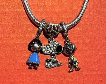 Snoopy Pandora Charms - Etsy