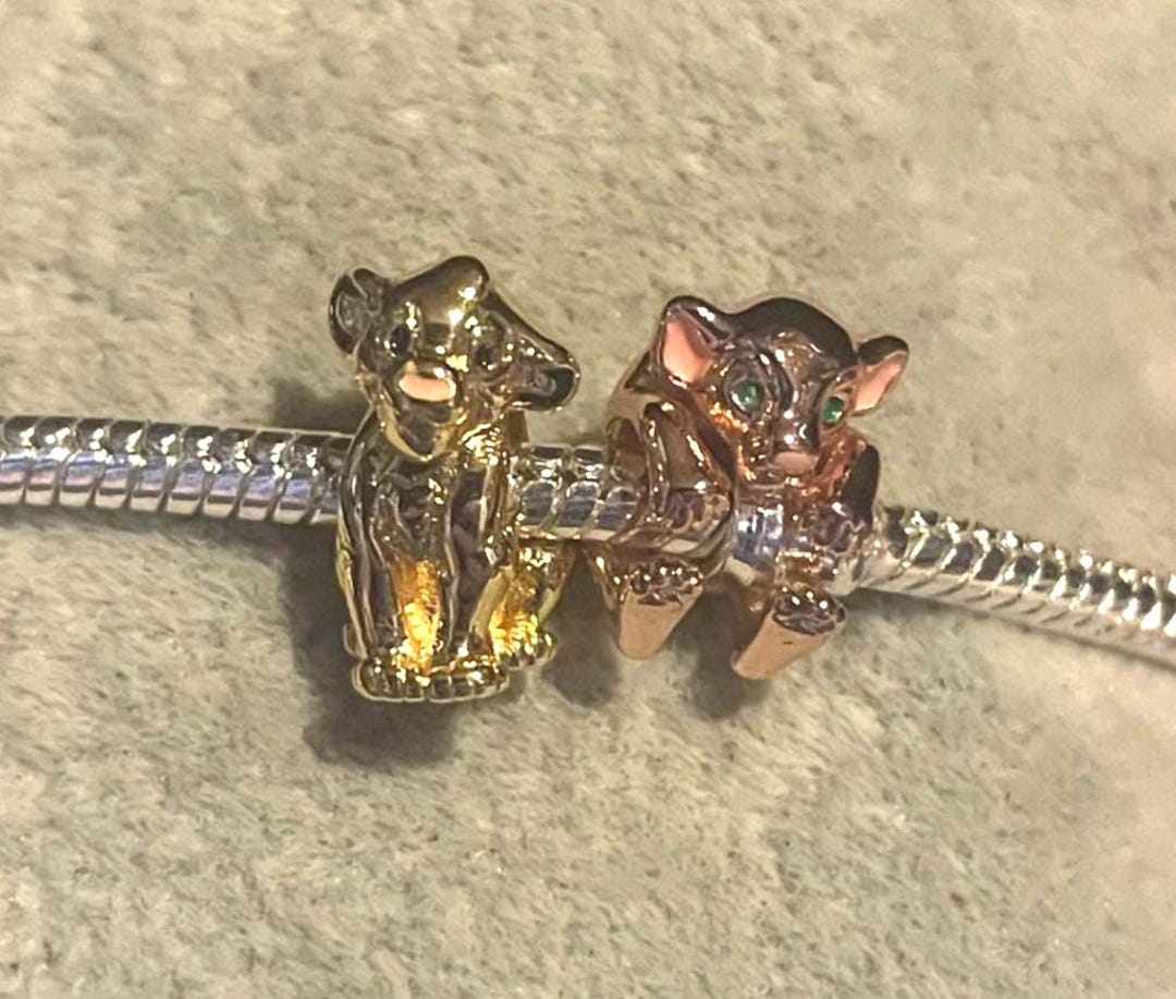 Disney the Lion King Simba Charm , Nala Charm , Charm for Bracelets ...