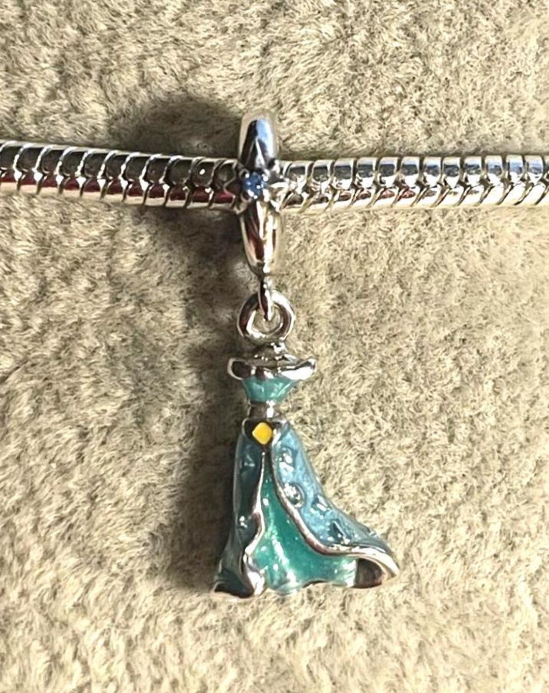 Jasmine Dress Charm , Charm for Bracelets , Disney Princess , Aladdin ...