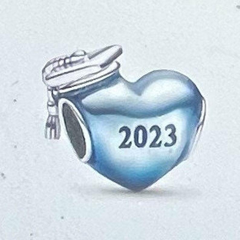 2023 Graduation Heart Diploma Charm Fits Pandora Bracelets - Etsy
