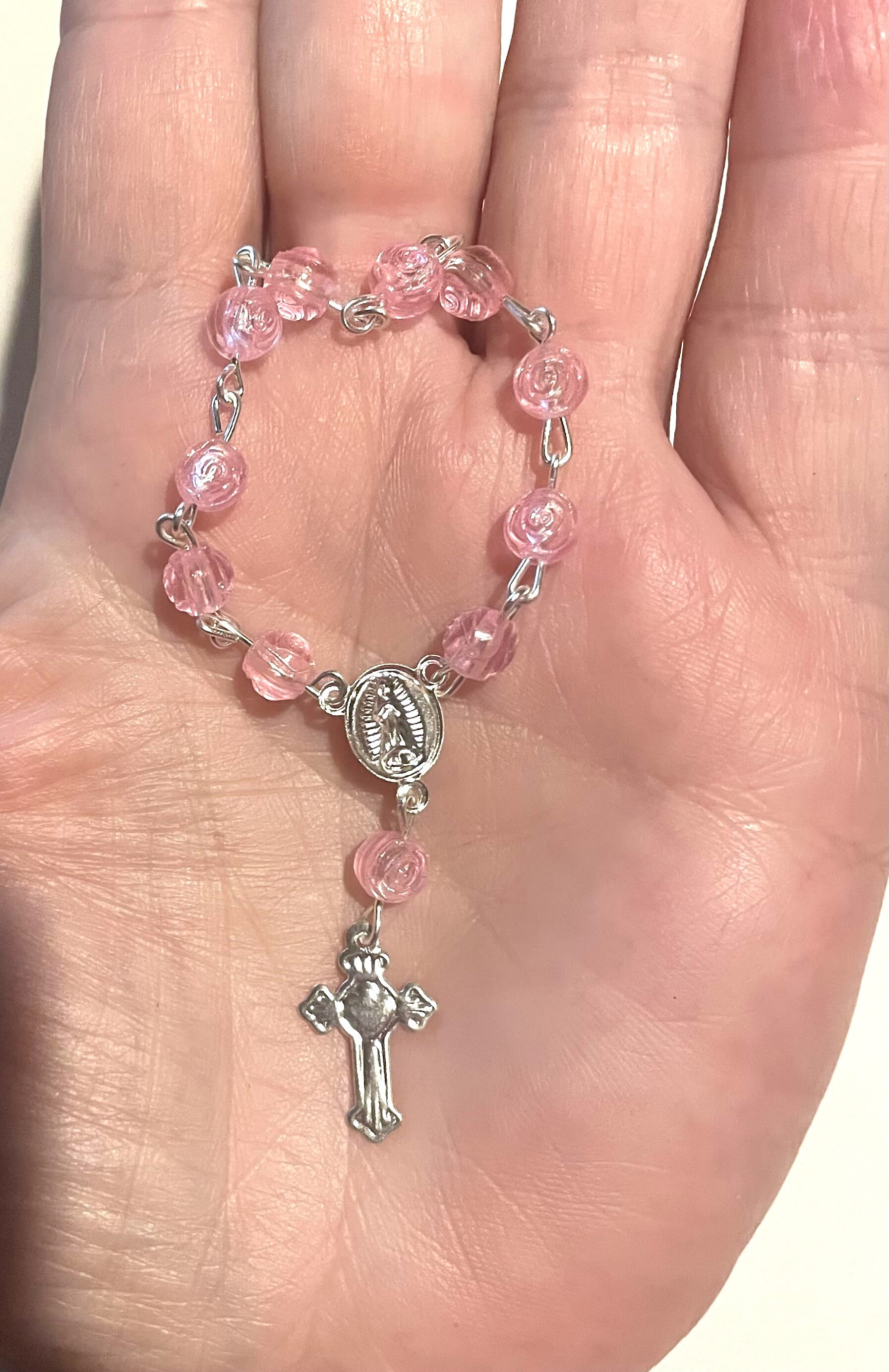 Mini Rosary , Baptism Rosaries , Communion Rosaries , Rosary Beads ...