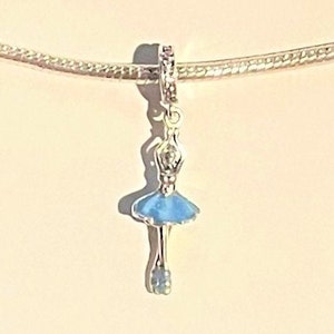 Ballerina Girl Dangle Charm , Charms for Pandora Bracelet , Ballet ...