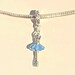 Ballerina Girl Dangle Charm , Charms for Pandora Bracelet , Ballet ...