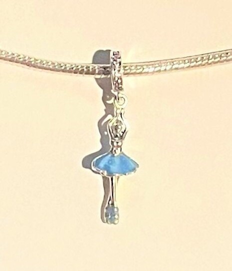 Ballerina Girl Dangle Charm , Charms for Pandora Bracelet , Ballet ...
