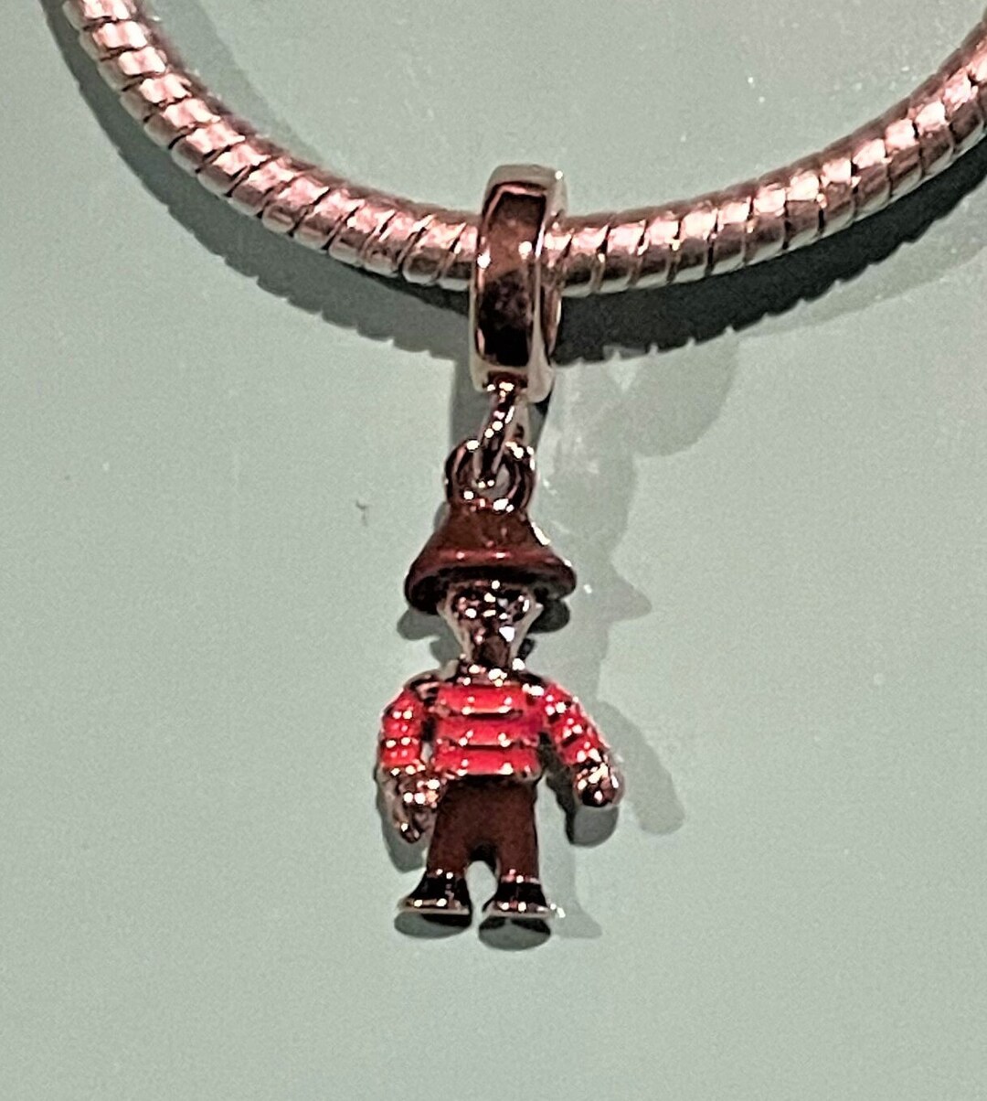 Horror Movie Charm Fits Pandora Bracelet , Freddy Charm , Scary Man ...