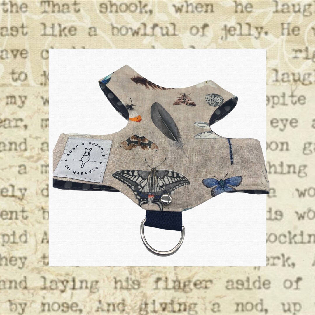 KITTEN/SLIM ADULT Harness Butterfly Style Cat Harness Escape - Etsy