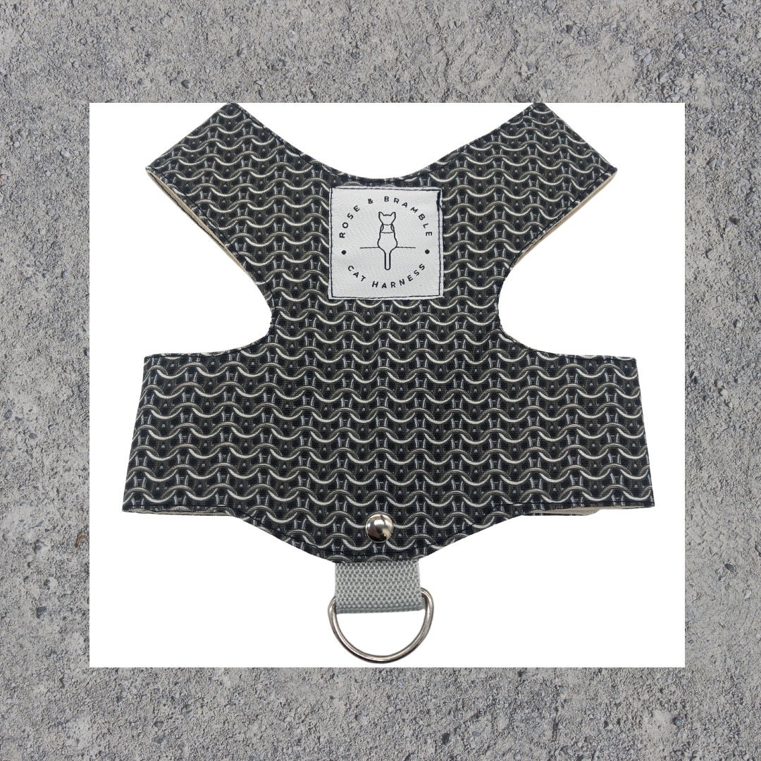 Chainmail Butterfly Cat Harness: Escape Proof Kitten Walking Jacket - Etsy