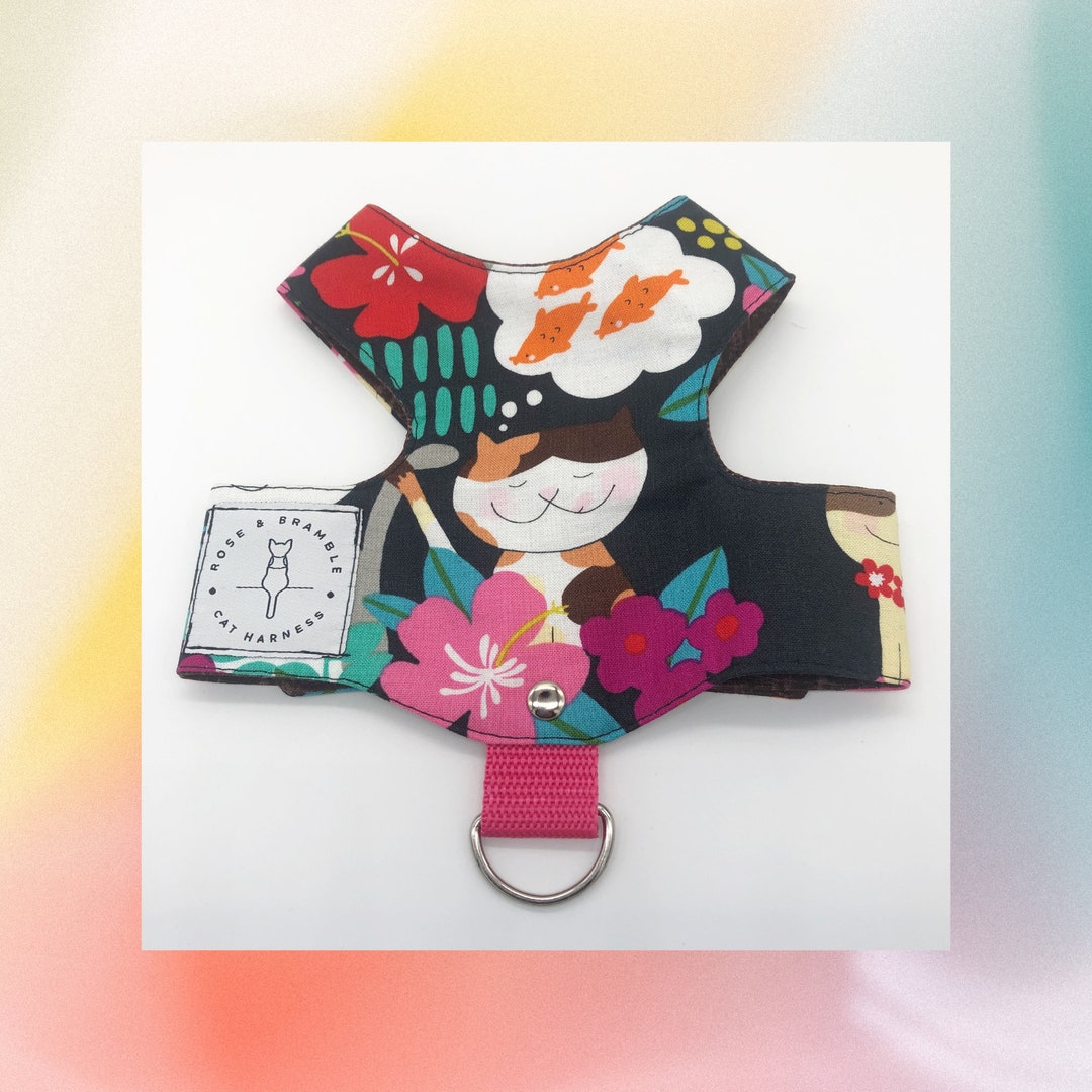 Cat Harness Kitten Harness Butterfly Harness Escape Proof - Etsy