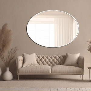 Modern Wooden Mirror, Gold Framed Wall Mirror, Asymmetrical Mirror ...