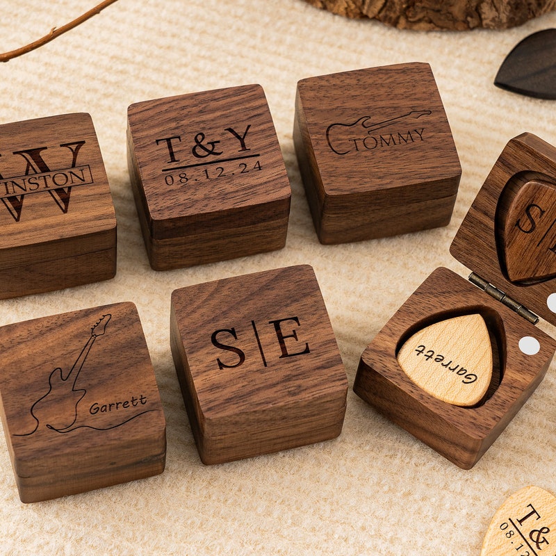 Guitar Pick Box - Etsy