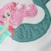 Embroidery File Mermaid, Application for the Embroidery Machine, Size ...