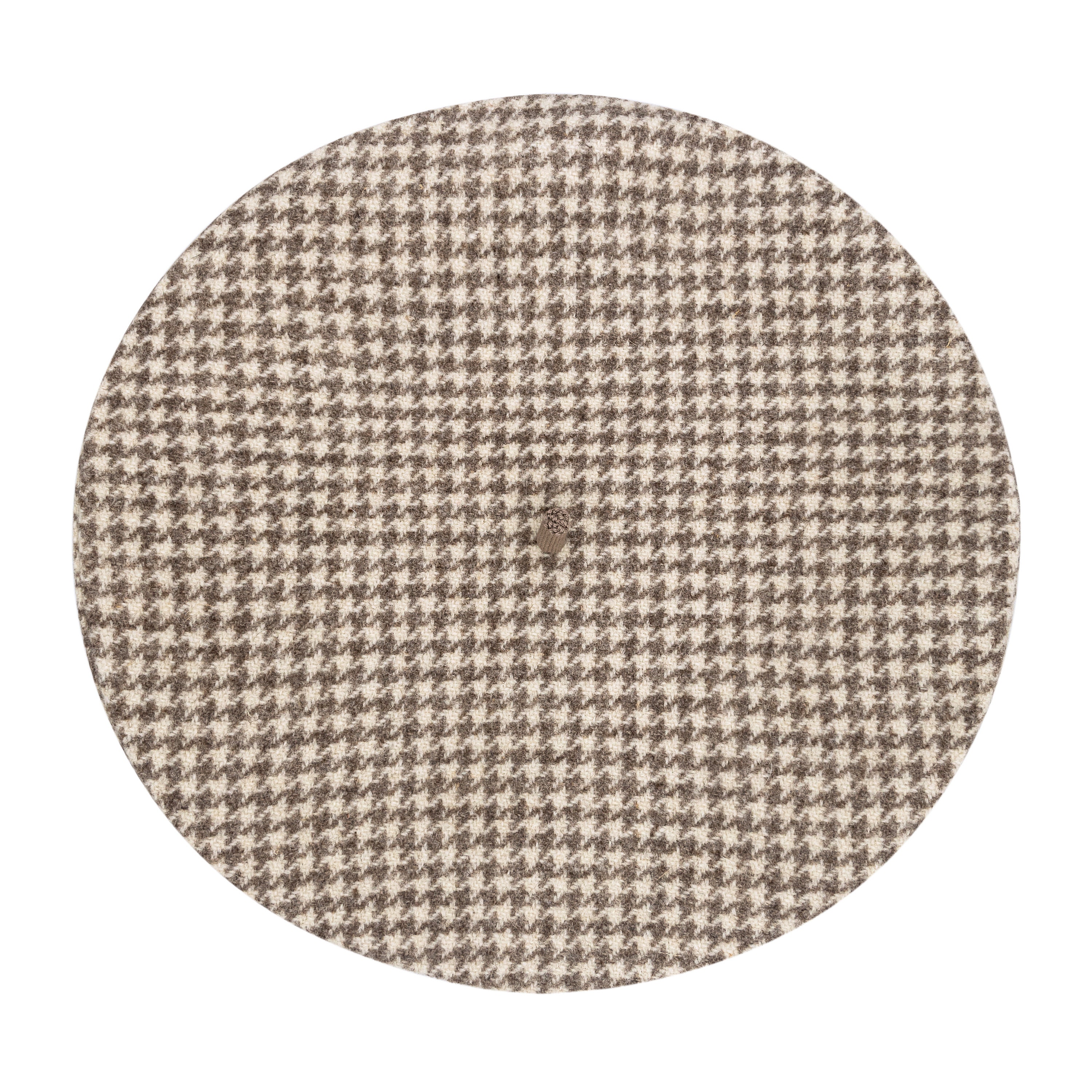 Houndstooth Beret CRÈME, French Wool Beret,cool Parisian Beret,wool ...